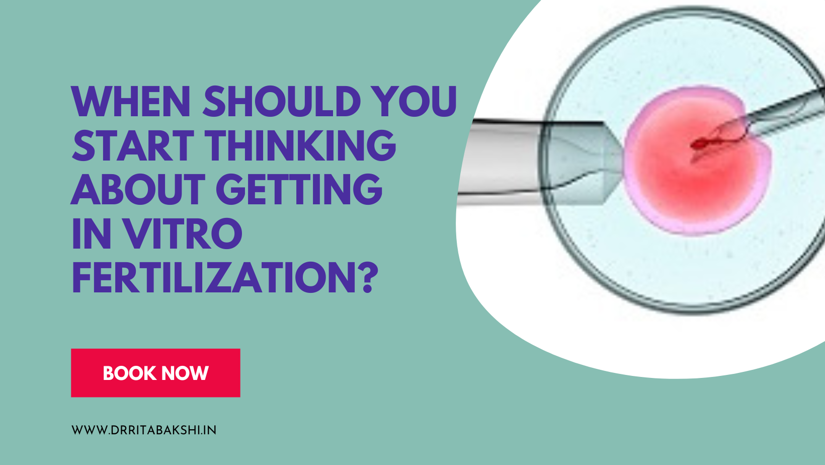 When should you start thinking about in vitro fertilization?